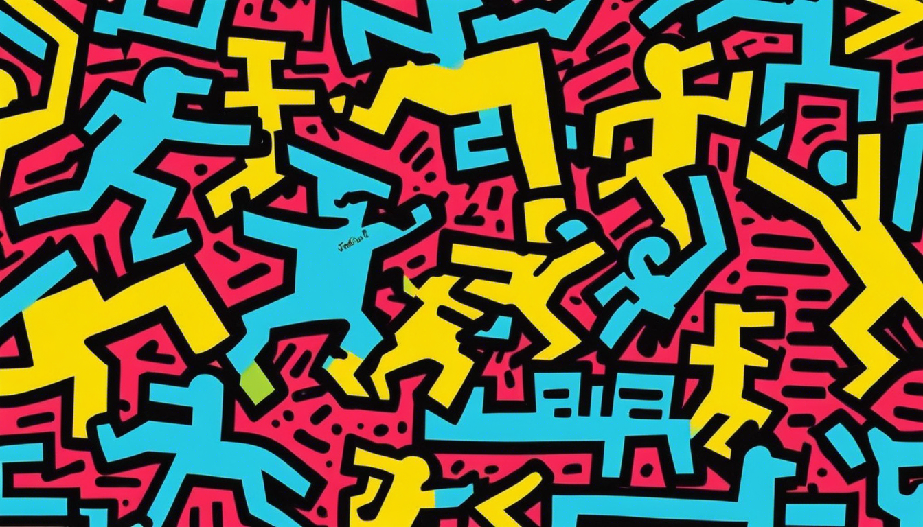 Significato degli omini colorati e stilizzati di Keith Haring